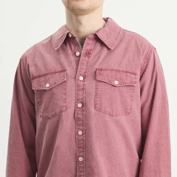 CORRIDOR Pigment Dye Canvas Shirt