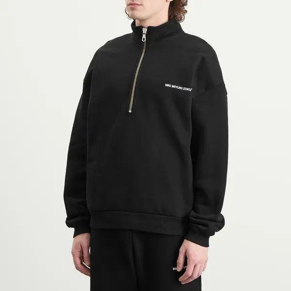 MKI MIYUKI ZOKU Uniform Quarter Zip Sweatshirt