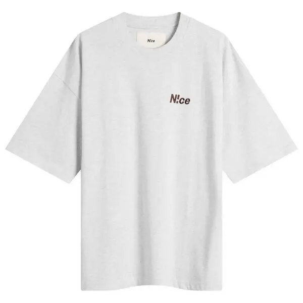 N!CE Embroidered Logo T-shirt