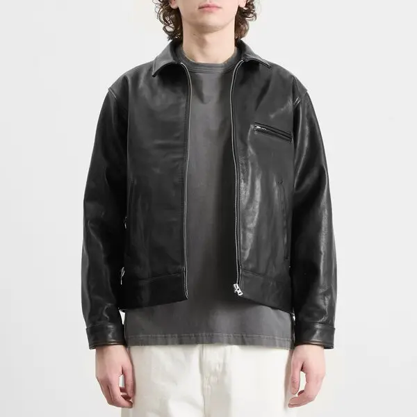 NEIGHBORHOOD Leather Sports Jacket