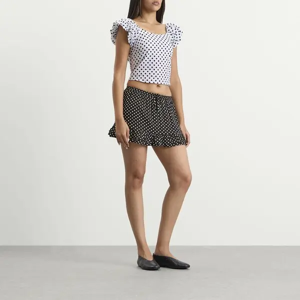 MANY MANY CLOTHES The Spotty Mini Skirt