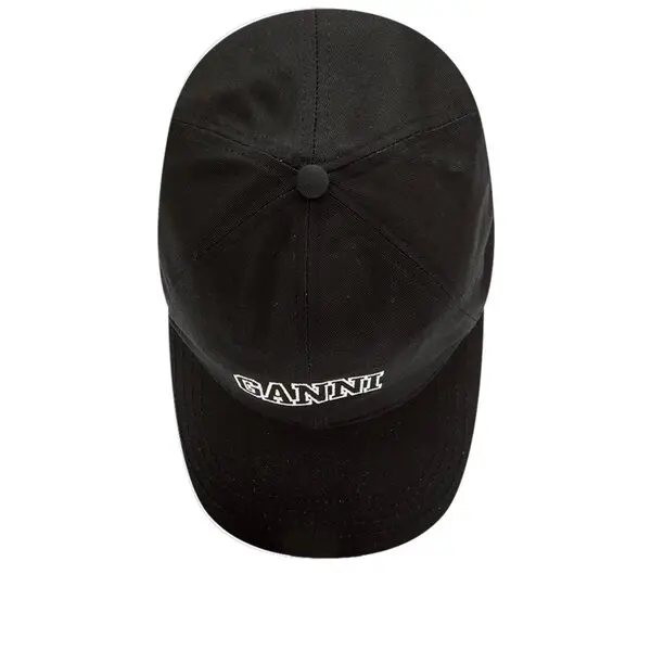 GANNI Logo Cap - Phantom