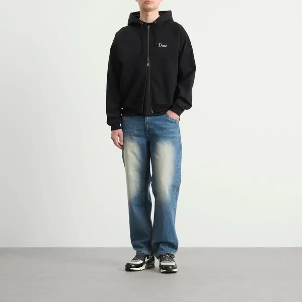 DIME Classic Small Logo Zip Hoodie