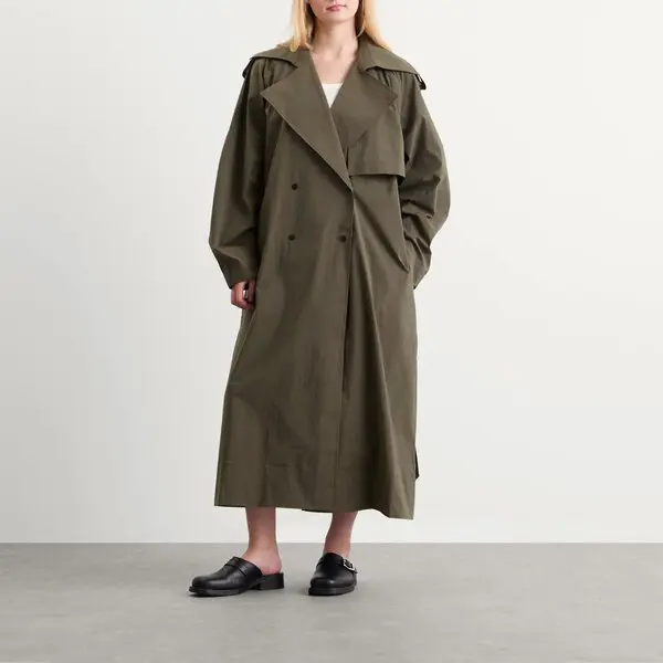 ST. AGNI Relaxed Trench Coat Jacket