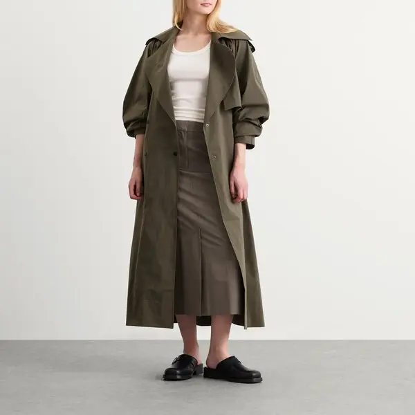 ST. AGNI Relaxed Trench Coat Jacket