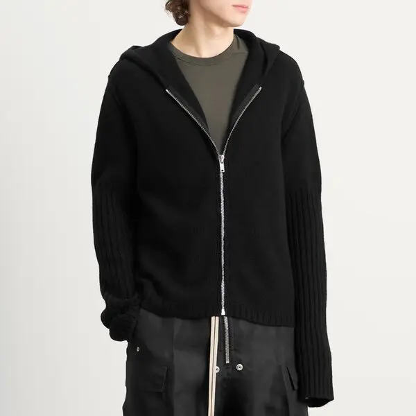 Rick Owens Knit Zip Through