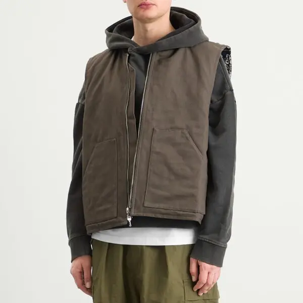 NOMARHYTHM TEXTILE Reversible Work Vest Jacket