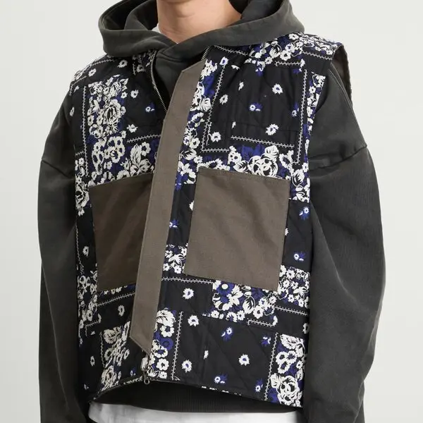 NOMARHYTHM TEXTILE Reversible Work Vest Jacket