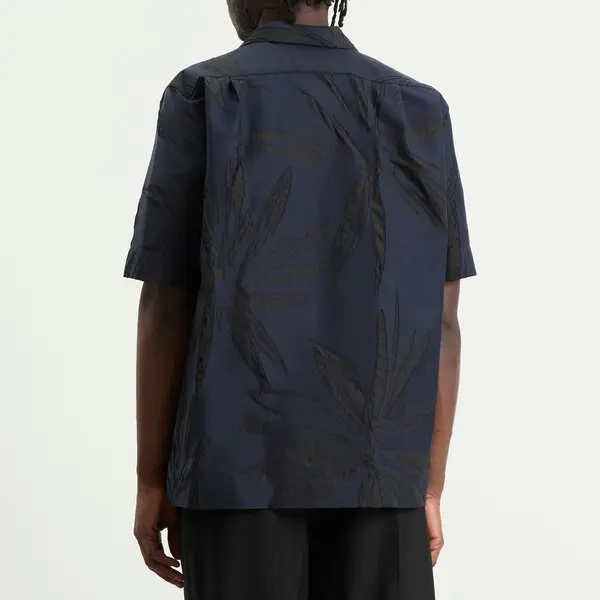Dries Van Noten Spikey Flower Applique Shirt