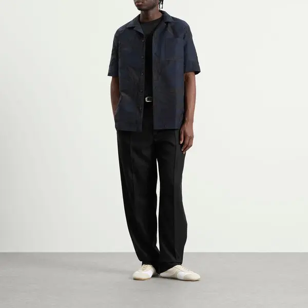 Dries Van Noten Spikey Flower Applique Shirt