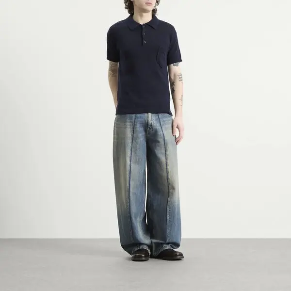 MAISON MARGIELA Knitted Polo Shirt