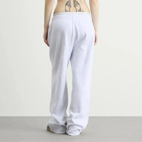 SKIMS Cotton Fleece Exposed Boxer Wide Leg Pants