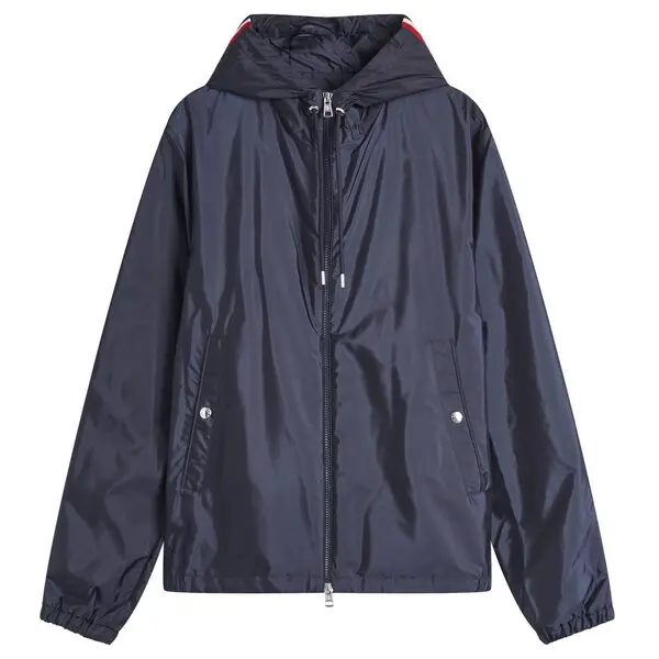 Moncler Grimpeurs Zip Hooded Windbreaker Jacket - Navy