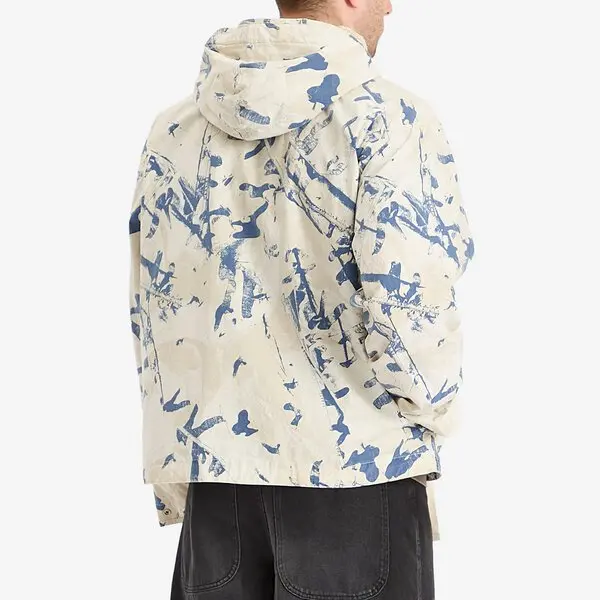 Stone Island Scan Camo Stretch Ripstop-ovd Shorts Parka Jacket