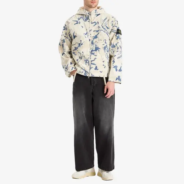 Stone Island Scan Camo Stretch Ripstop-ovd Shorts Parka Jacket