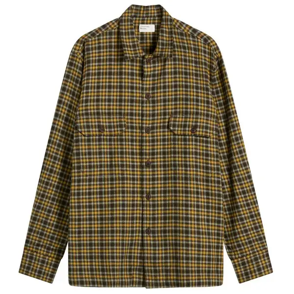 Universal Works Bang Check Utility Overshirt