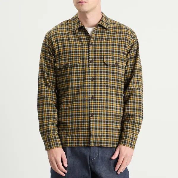 Universal Works Bang Check Utility Overshirt