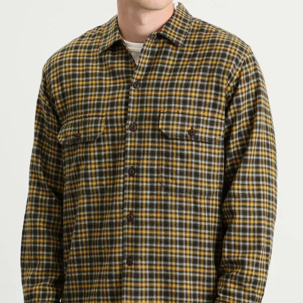 Universal Works Bang Check Utility Overshirt