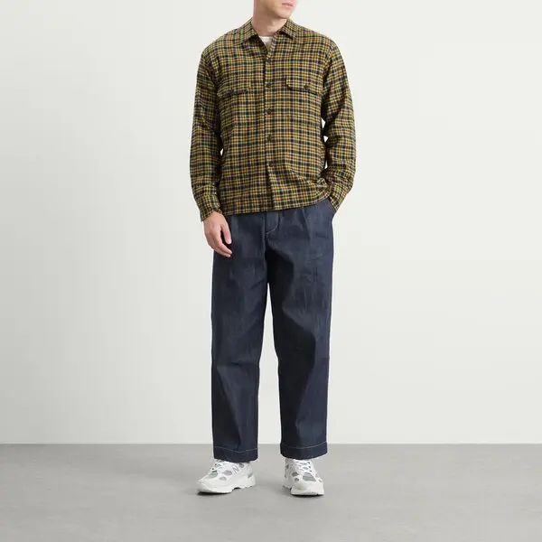 Universal Works Bang Check Utility Overshirt