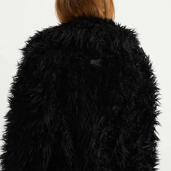 Acne Studios Oflama Long Messy Faux Fur Coat Jacket