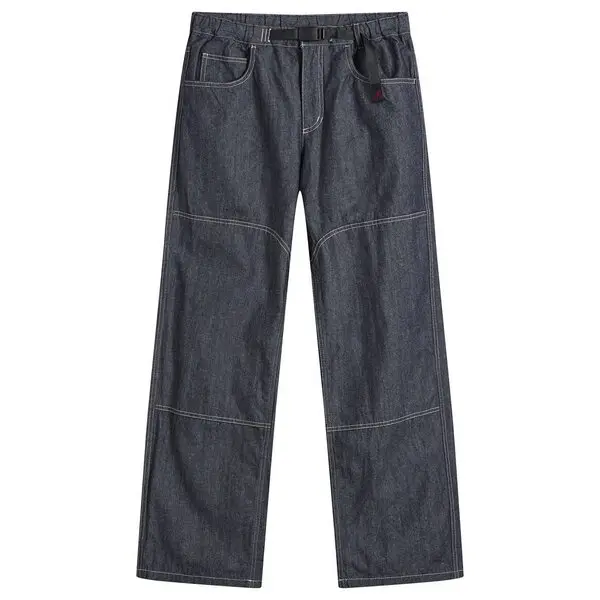 Gramicci Japanese Chambray Double Knee Pant - Navy