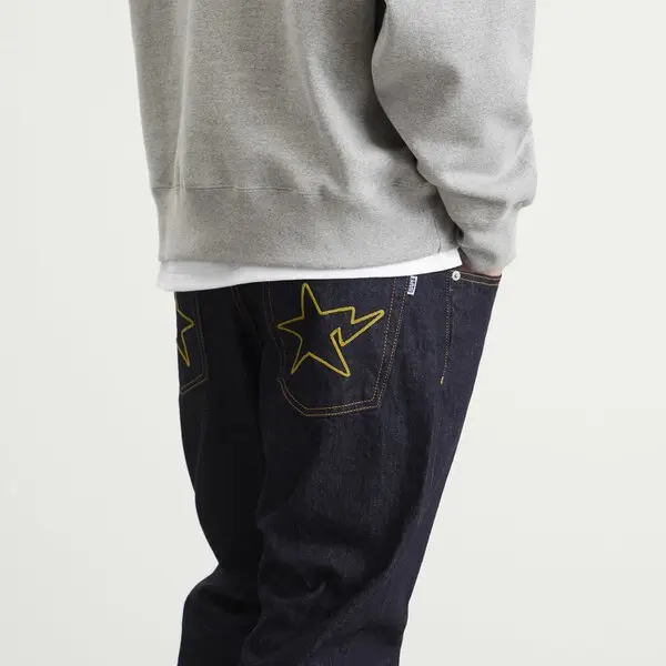 A BATHING APE Sta Regular Fit 13oz Denim Jeans