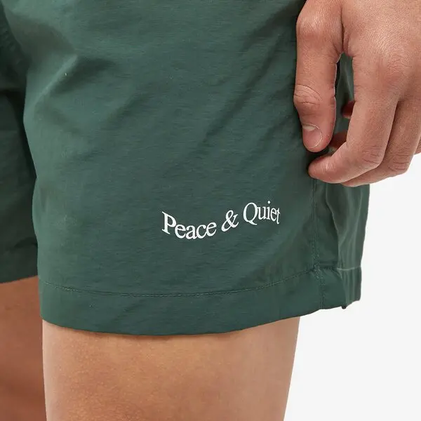 MUSEUM OF PEACE & QUIET Wordmark Nylon 5" Shorts