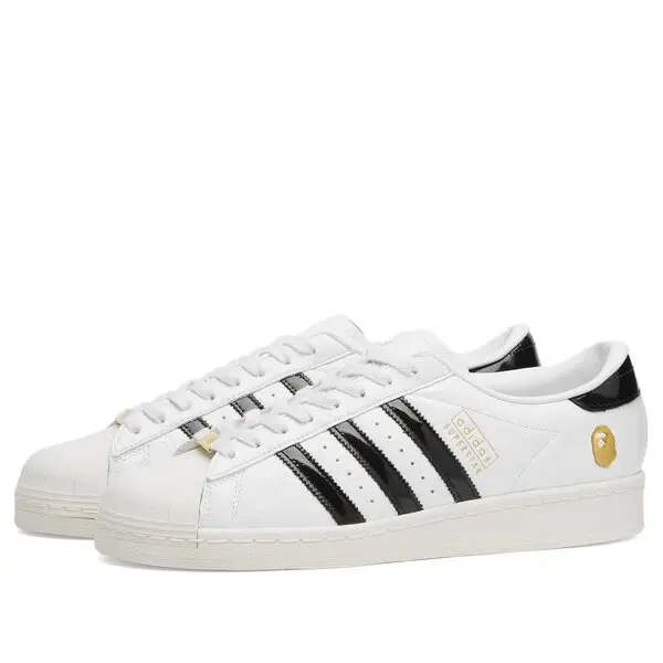 Adidas X Bape Superstar Vintage Sneakers