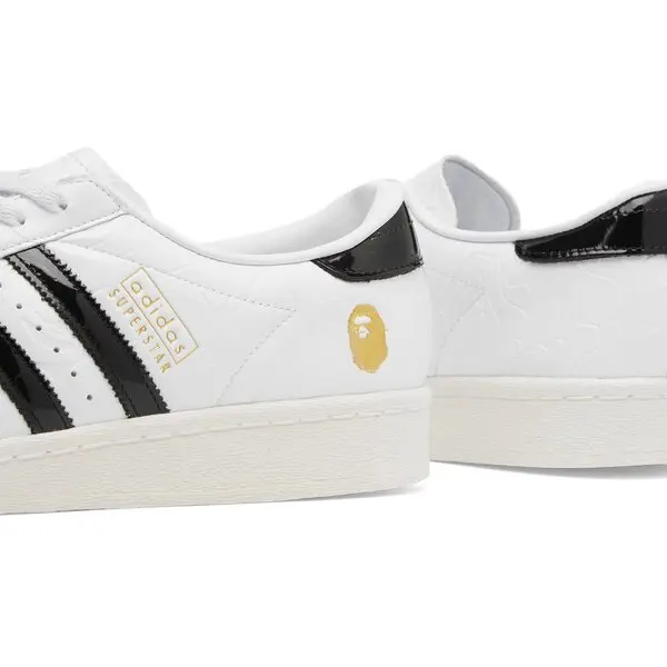 Adidas X Bape Superstar Vintage Sneakers