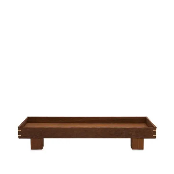 FERM LIVING Bon Wooden Tray X Small - Smoked Oak