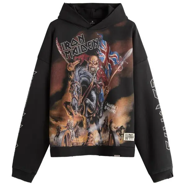 REPRESENT Iron Maiden Steed Hoodie - Stained Black