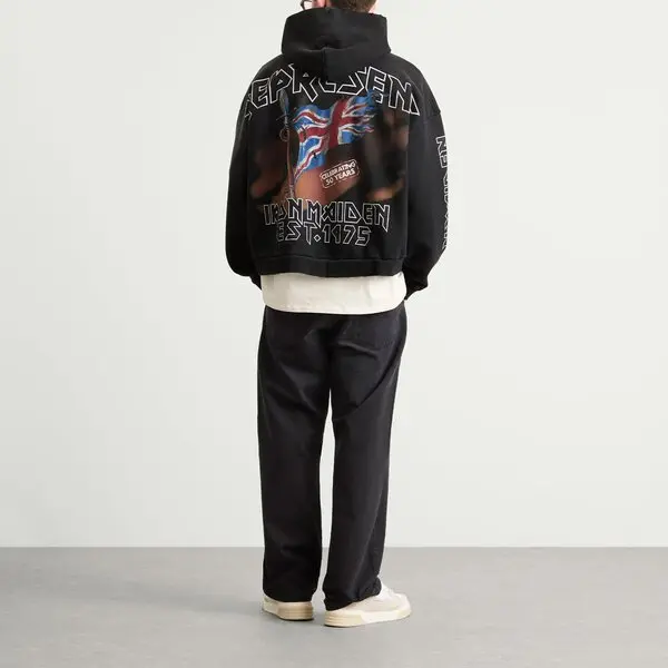 REPRESENT Iron Maiden Steed Hoodie - Stained Black