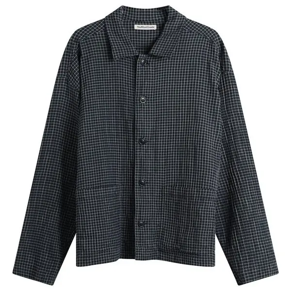 You Must Create Waffle Check Pj Shirt