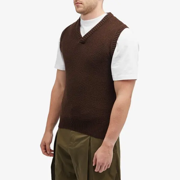 Oliver Peoples V Neck Knit Vest