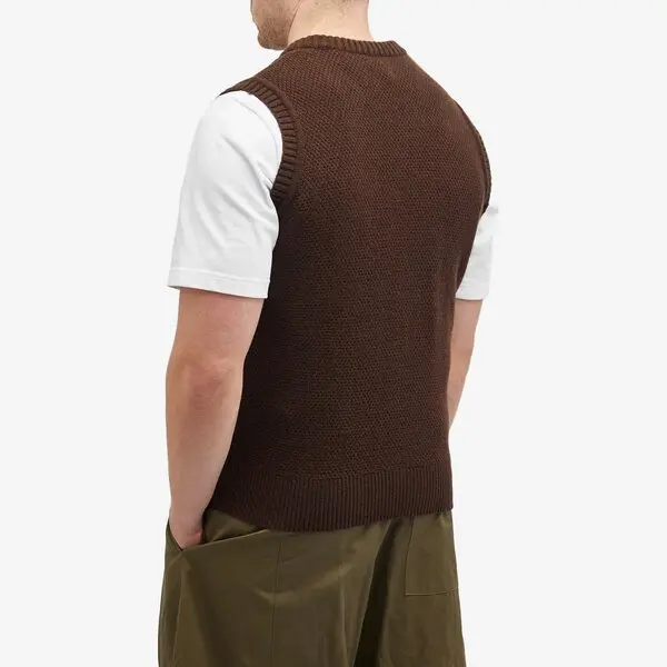 Oliver Peoples V Neck Knit Vest