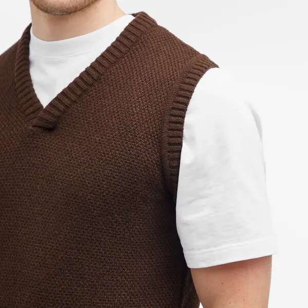 Oliver Peoples V Neck Knit Vest