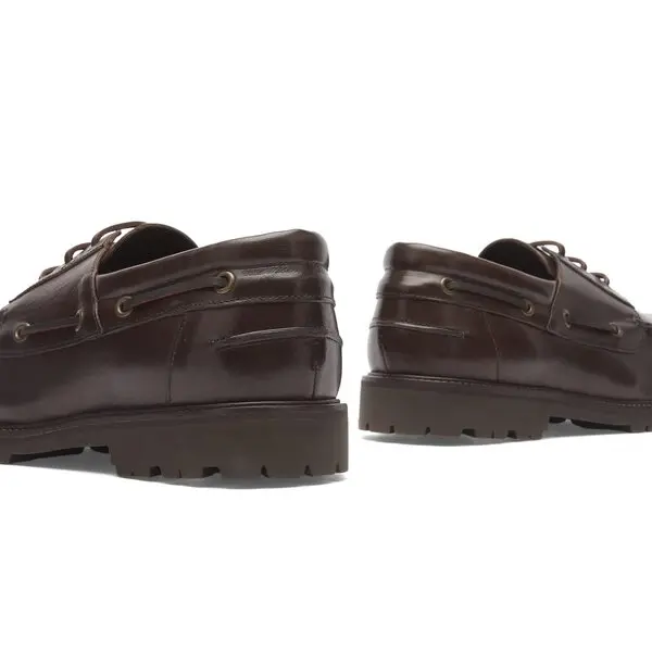 Studio Nicholson Gusto Leather Boat Shoe