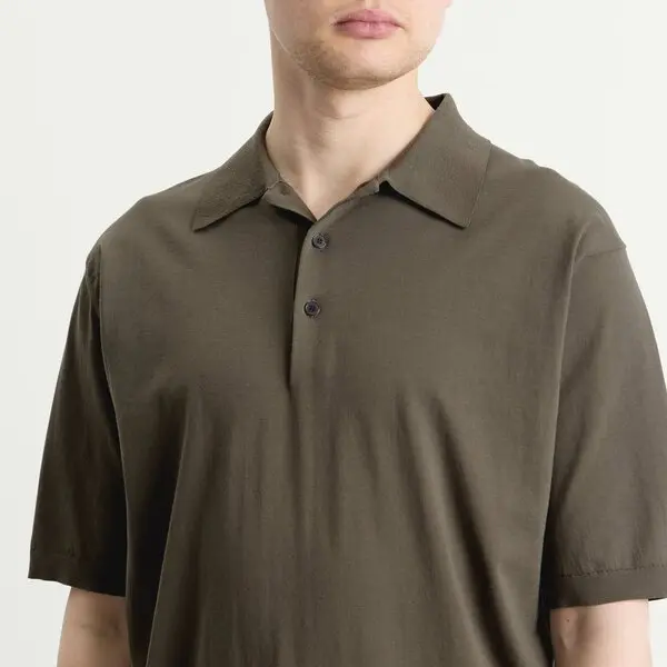 Auralee Knitted Polo