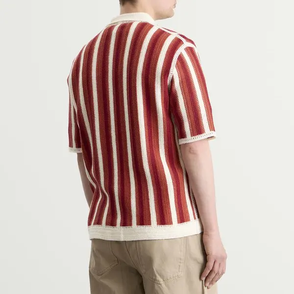 WAX LONDON Porto Knit Stripe Shirt