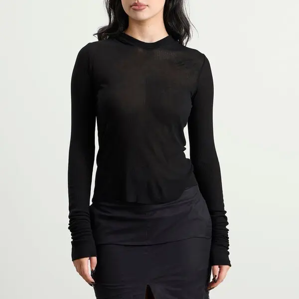 Rick Owens Long Sleeve Hooded Top