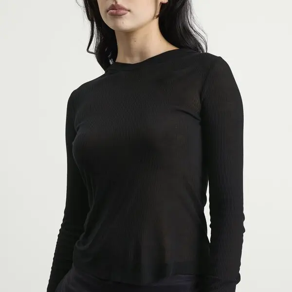 Rick Owens Long Sleeve Hooded Top