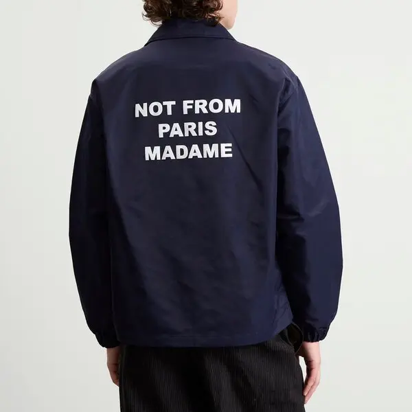 Drole De Monsieur Slogan Coach Jacket