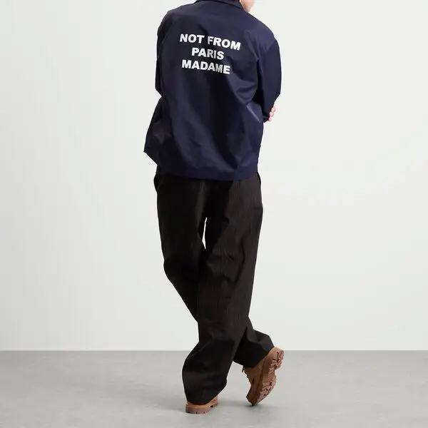 Drole De Monsieur Slogan Coach Jacket