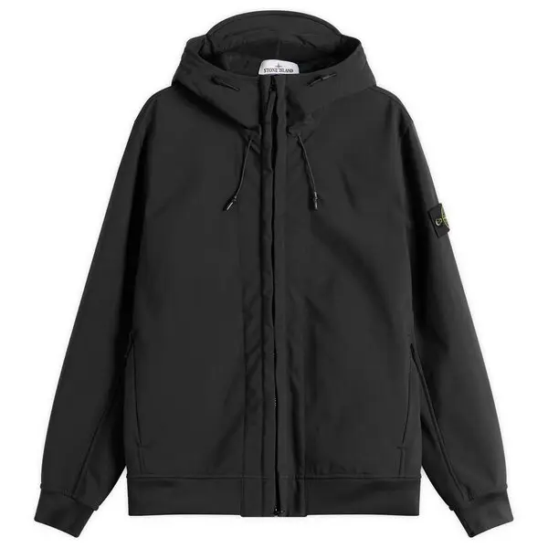 Stone Island Soft Shell-r Hooded Jacket