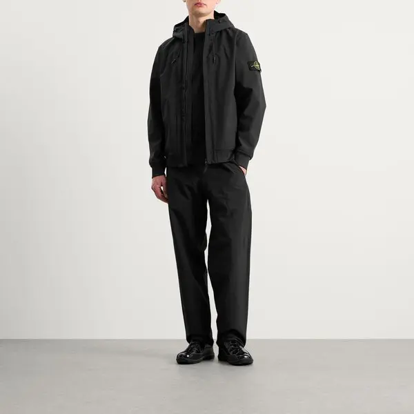 Stone Island Soft Shell-r Hooded Jacket