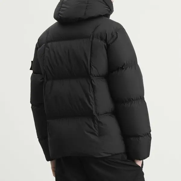 Stone Island Seam Faded Light Nylon Tela Down Jacket