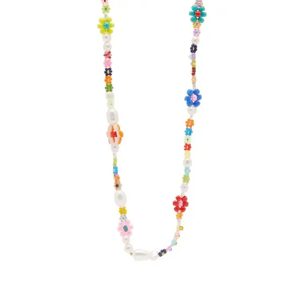 Anni Lu Mexi Flower Necklace | 100% Brass | End Clothing - Multicolor