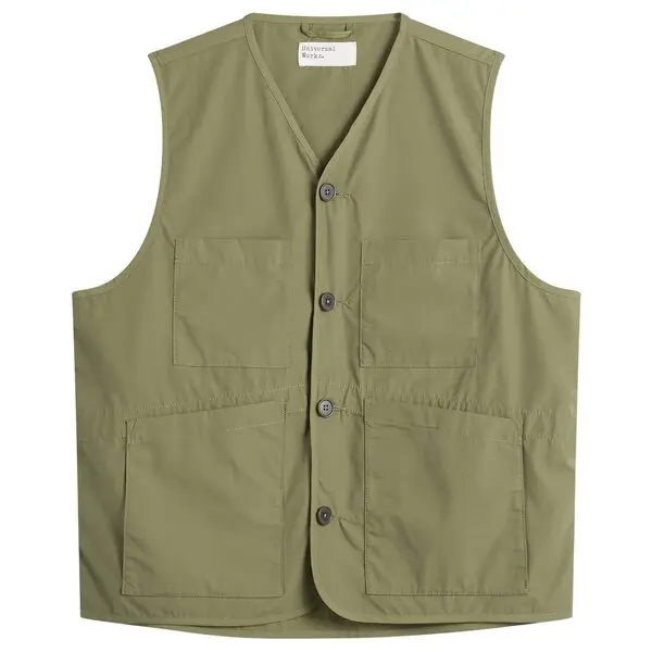 Universal Works Recycled Poly Tech City Waistcoat Jacket