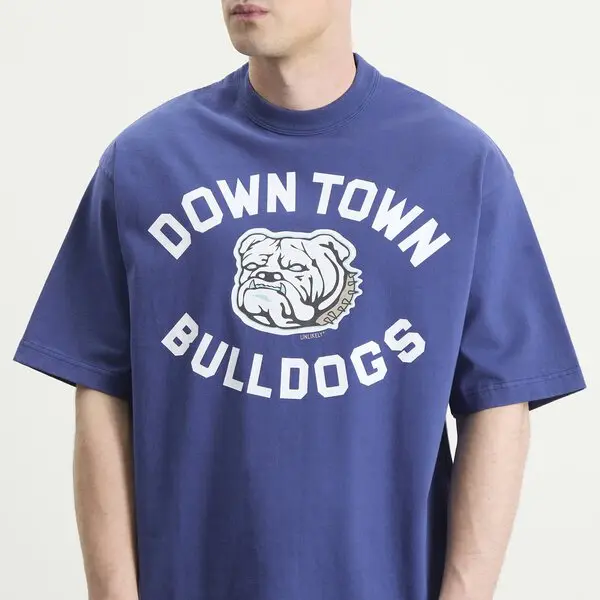 UNLIKELY DRY GOODS Bulldogs" Graphic T-shirt