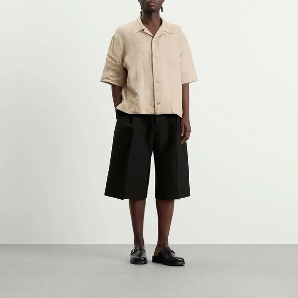 Studio Nicholson Fowld Pleated Shorts